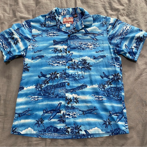 RJC | Shirts | Vintage Planes Hawaiian Shirt | Poshmark